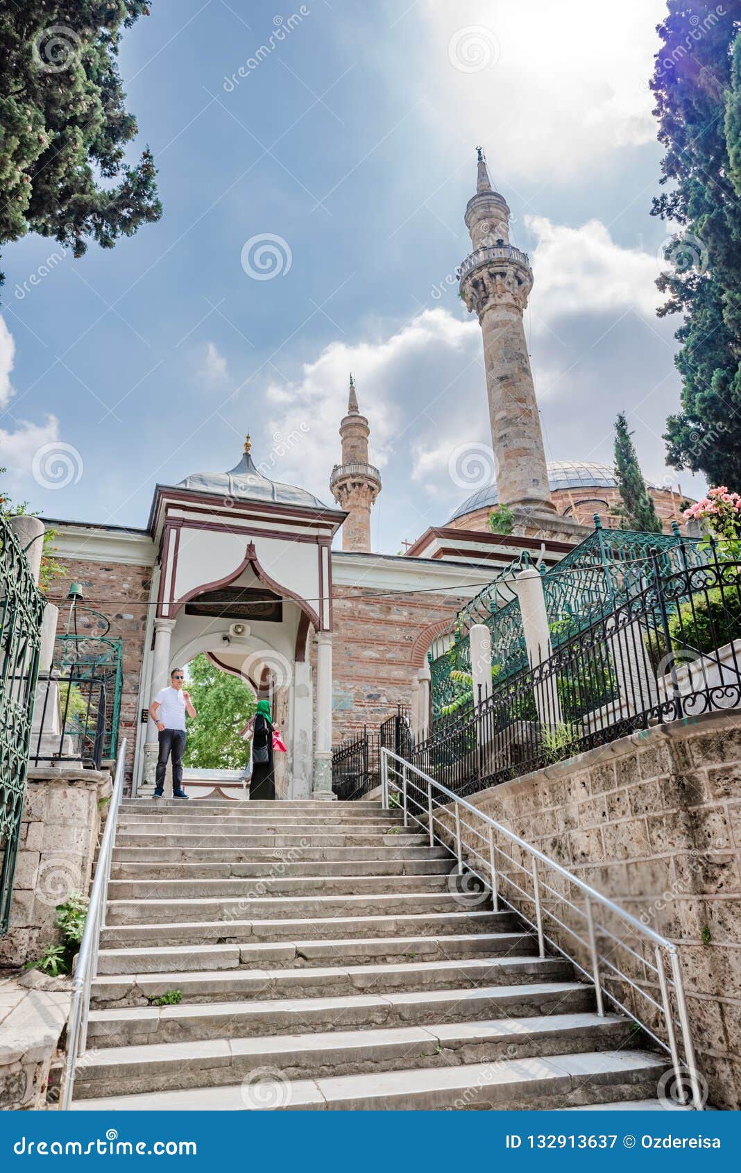 View of Emir Sultan Complex or Sultan Complex in Bursa,Turkey Editorial ...