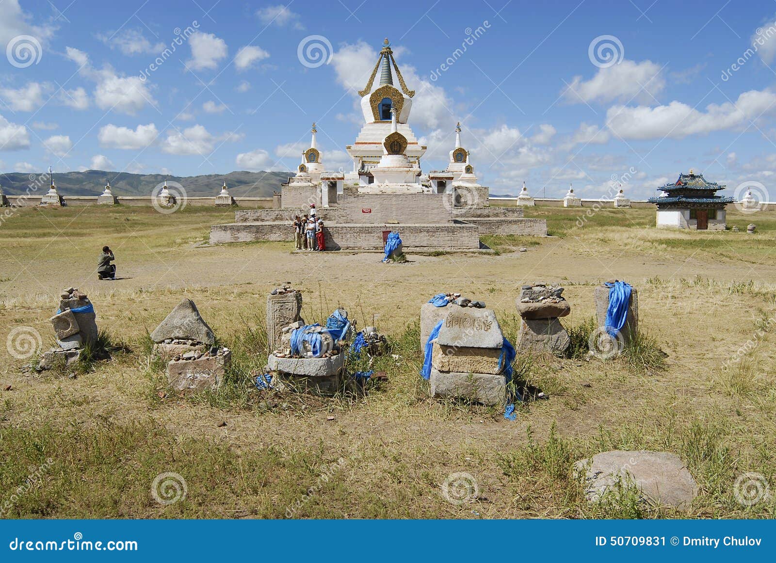 People Visit Erdene Zuu Monastery in Kharkhorin, Mongolia. Editorial ...