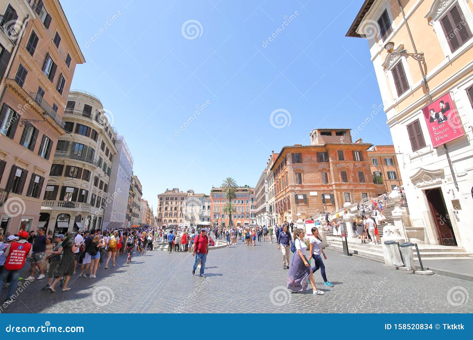 Piazza Di Spagna Square Rome Italy Editorial Stock Image - Image of ...