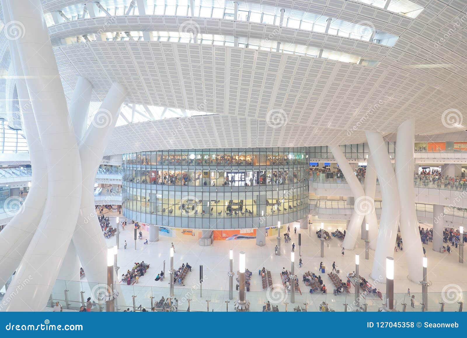 The People Visit Station at the Open Days. Editorial Stock Photo ...