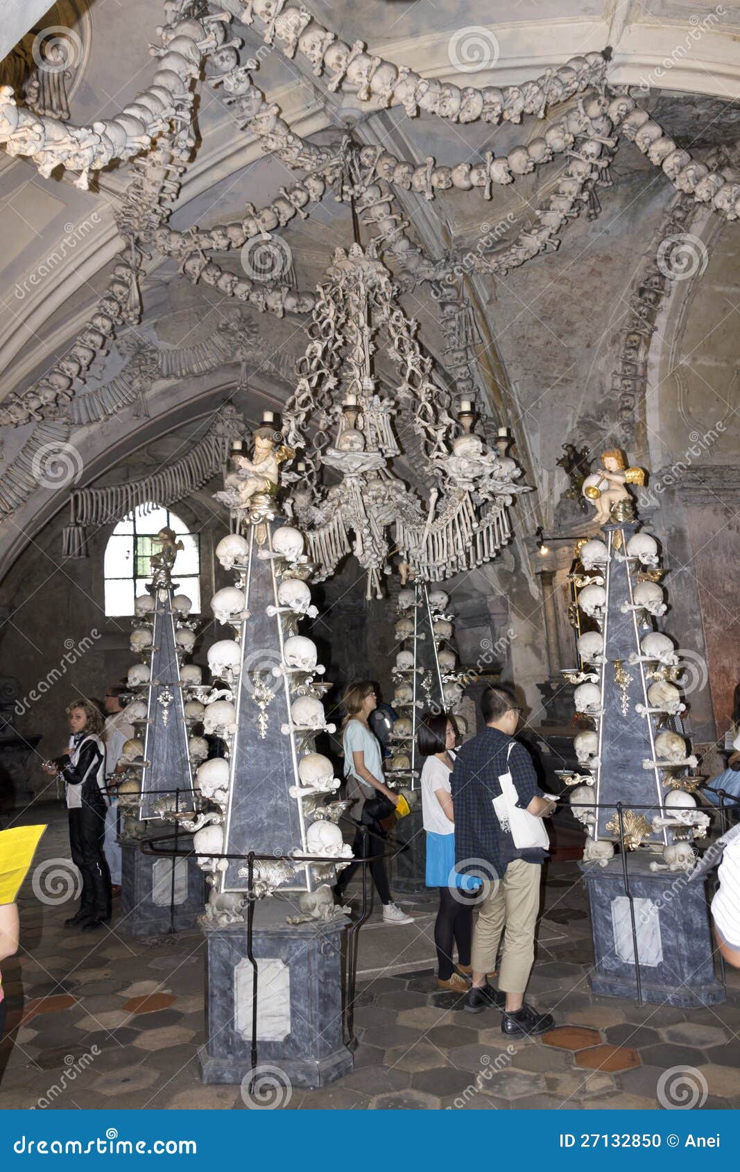 People Visiting the Bone Church Kostnice Editorial Image - Image of ...