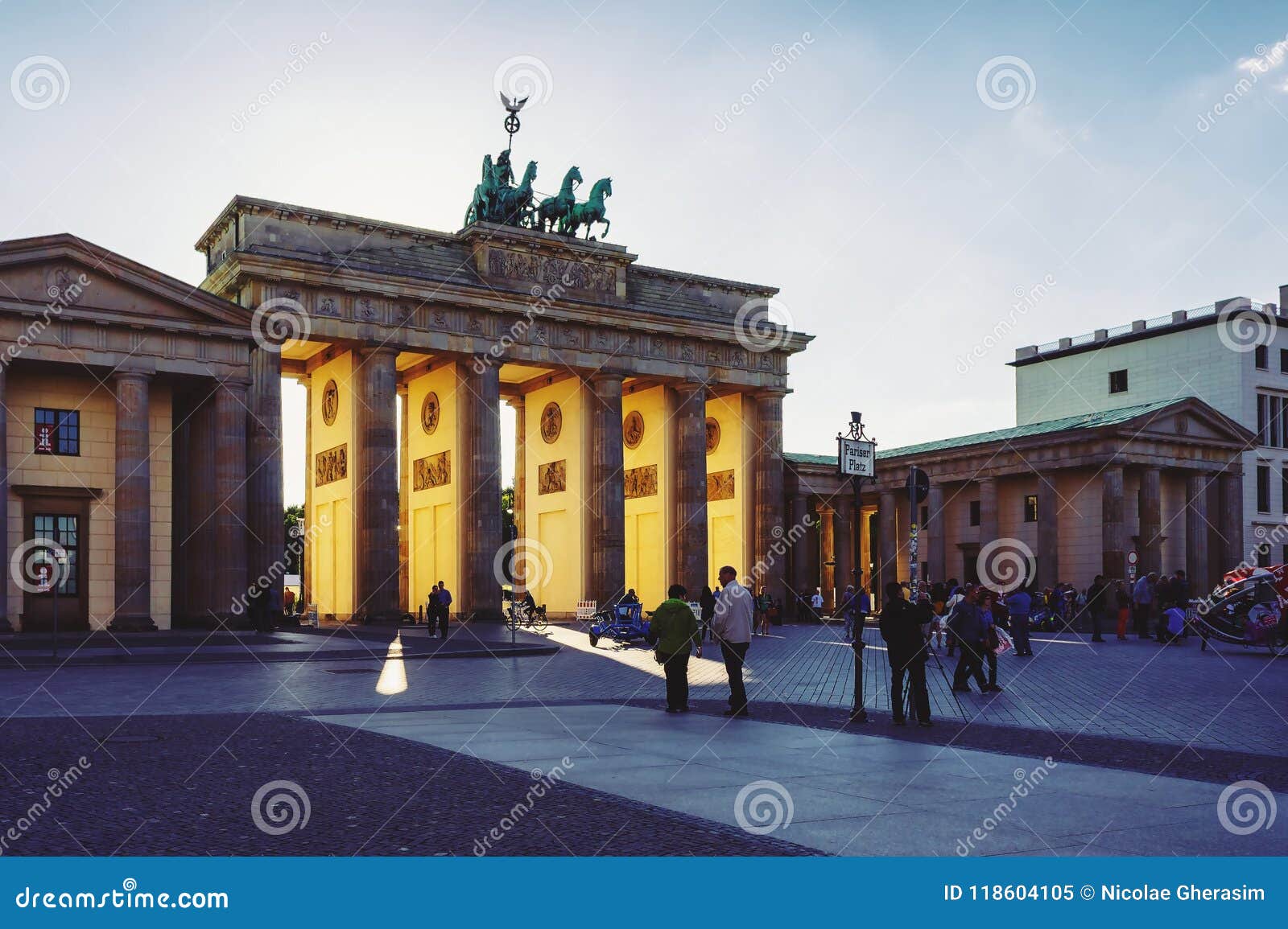 Brandenburg Gate, One Of The Best-known Landmarks Of Germany, Iconic ...