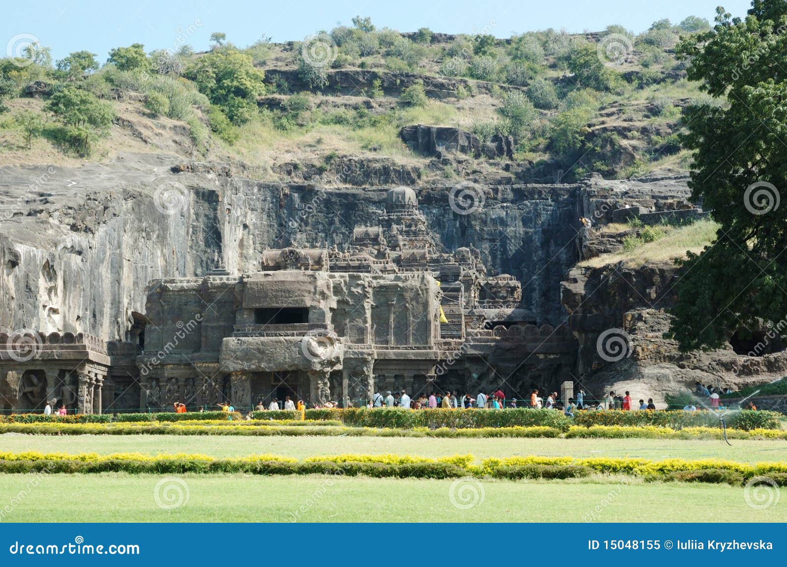 People Visiting Ellora-big Religious Cave Complex Editorial Image ...