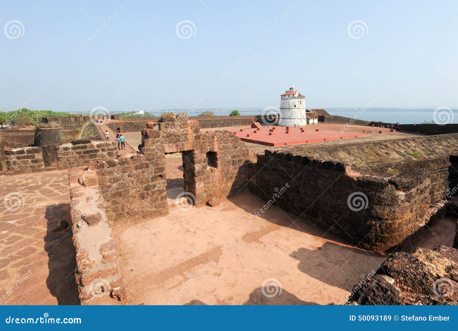 People Visiting the Fort Aguada on Goa, India Editorial Stock Image ...