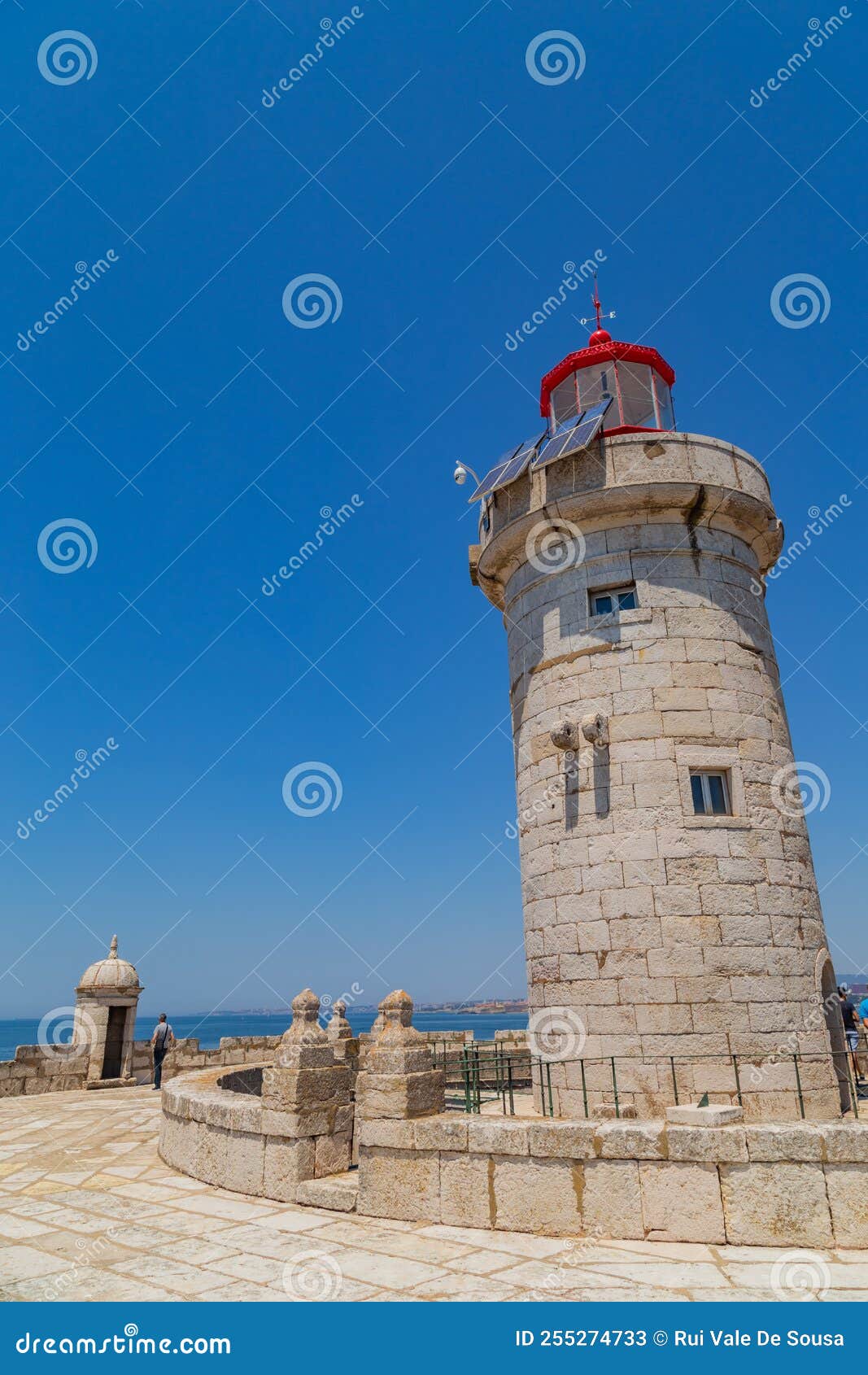 People Visiting the Old Bugio Lighthouse Editorial Stock Photo - Image ...