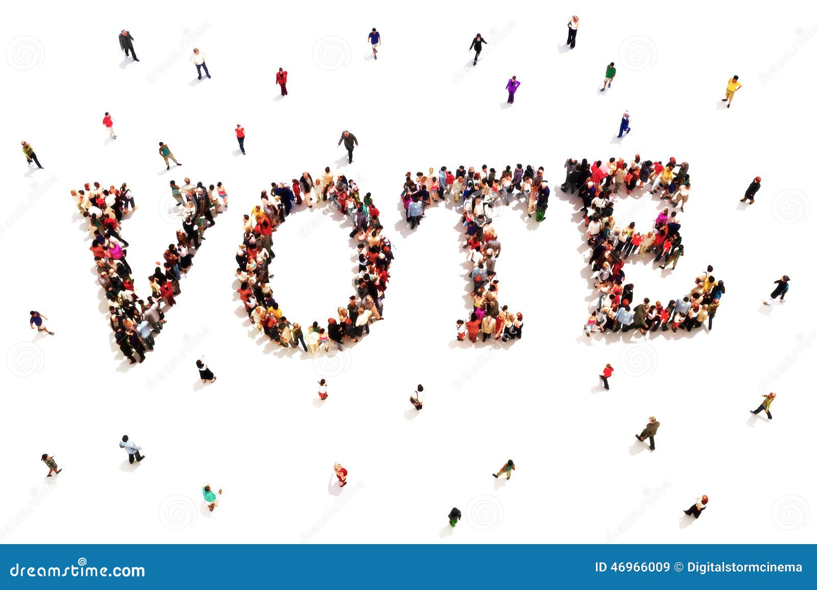 People that vote. stock illustration. Illustration of blue - 46966009