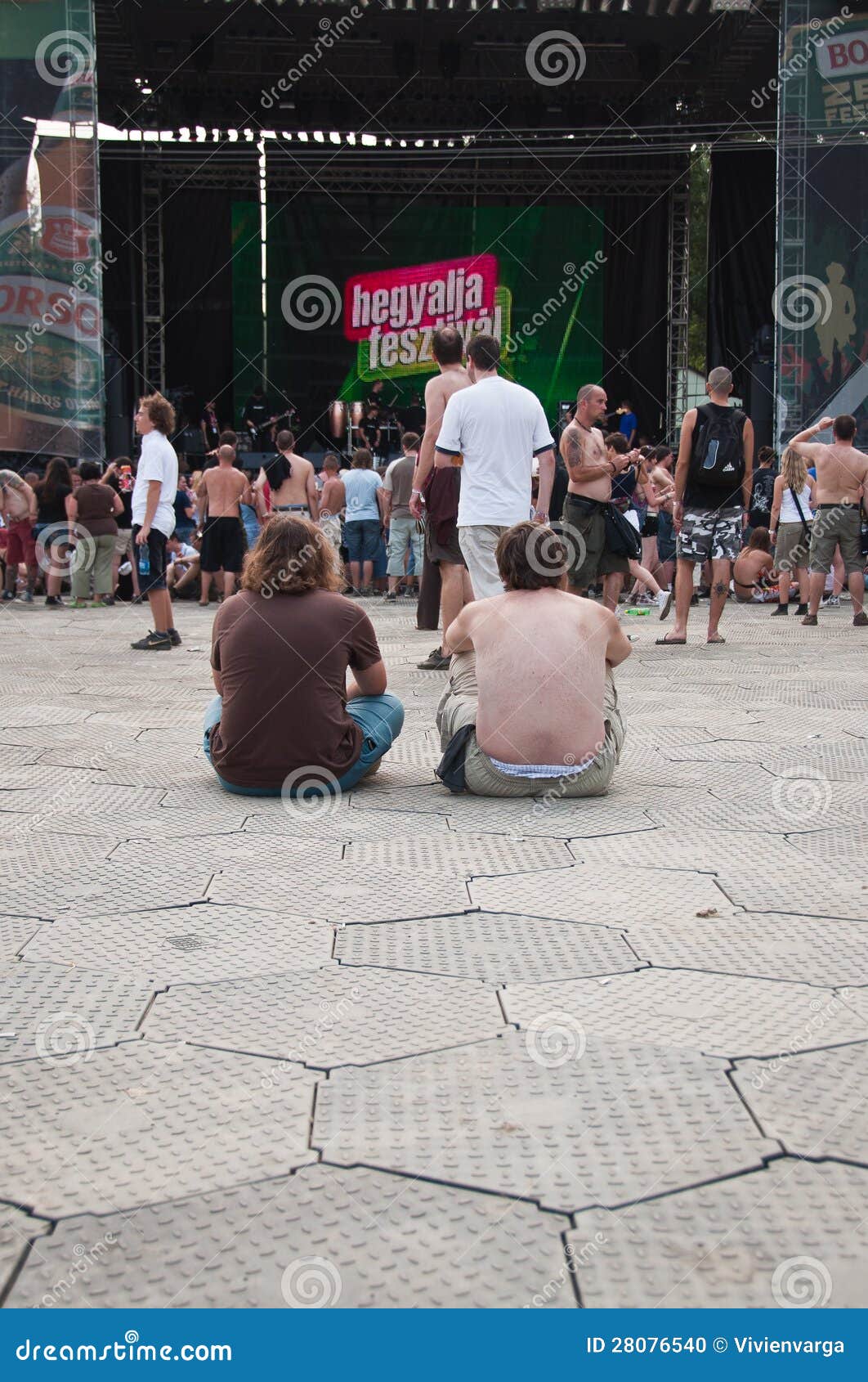 People Waiting for a Concert Editorial Image - Image of entertainment ...