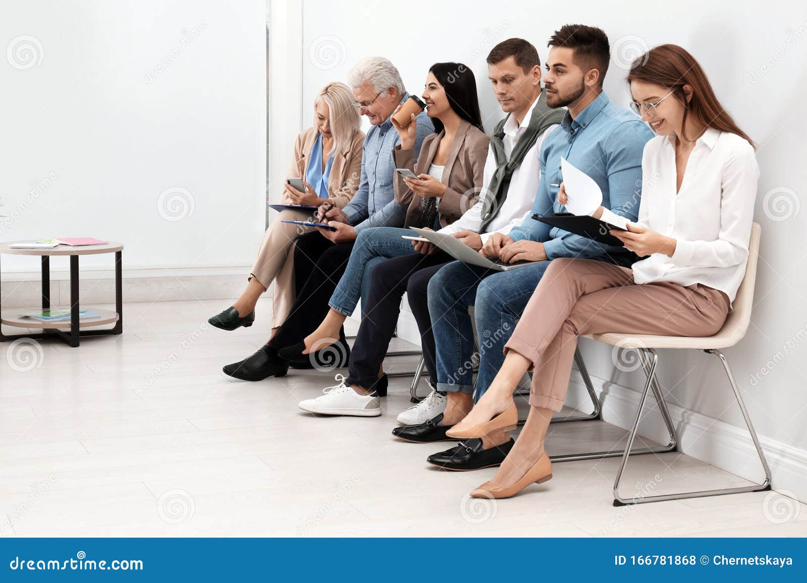 People Waiting for Job Interview Stock Photo - Image of corporate ...