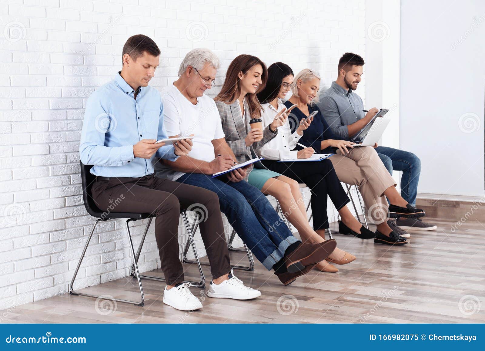 People Waiting for Job Interview Stock Image - Image of occupation ...