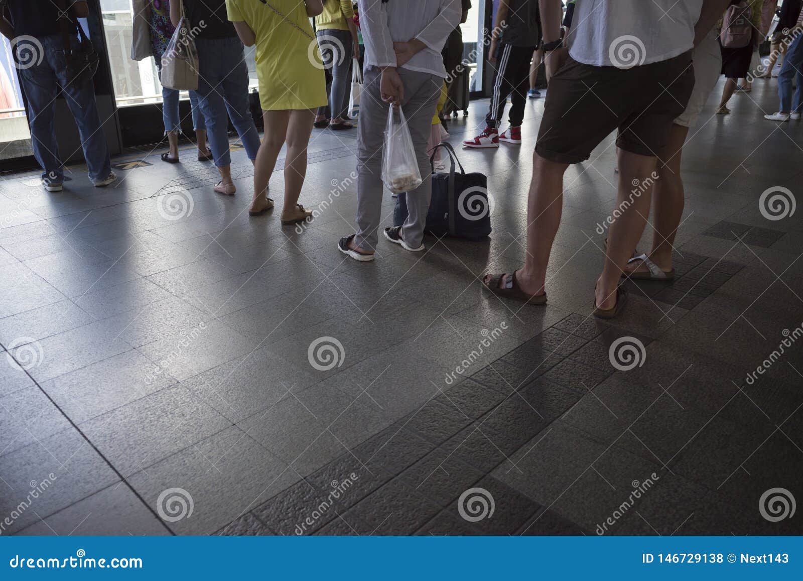 People Waiting in Line Queue Stock Photo - Image of lifestyle, face ...