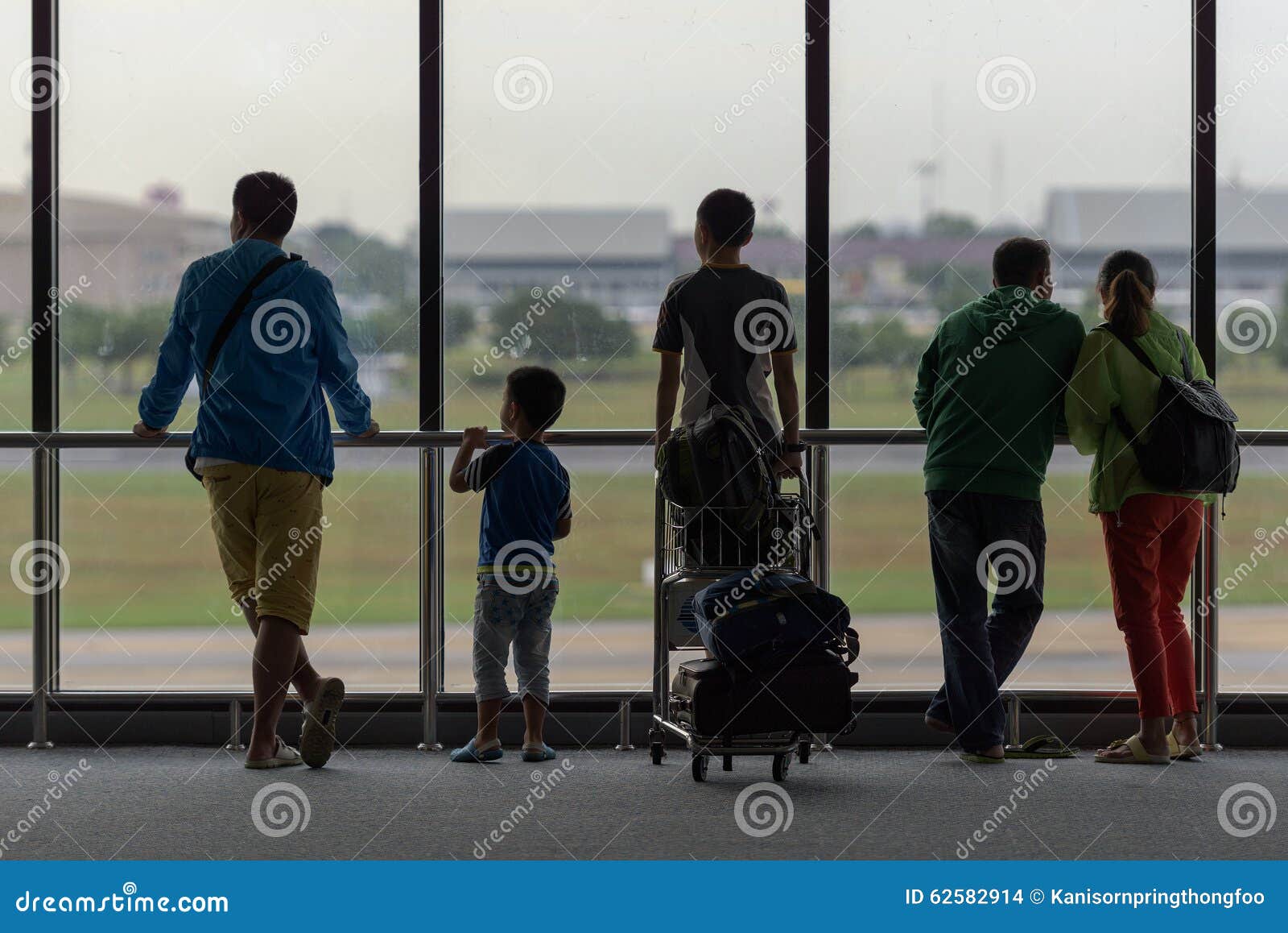 People Waiting for Their Flight at the Airport. Editorial Stock Image ...