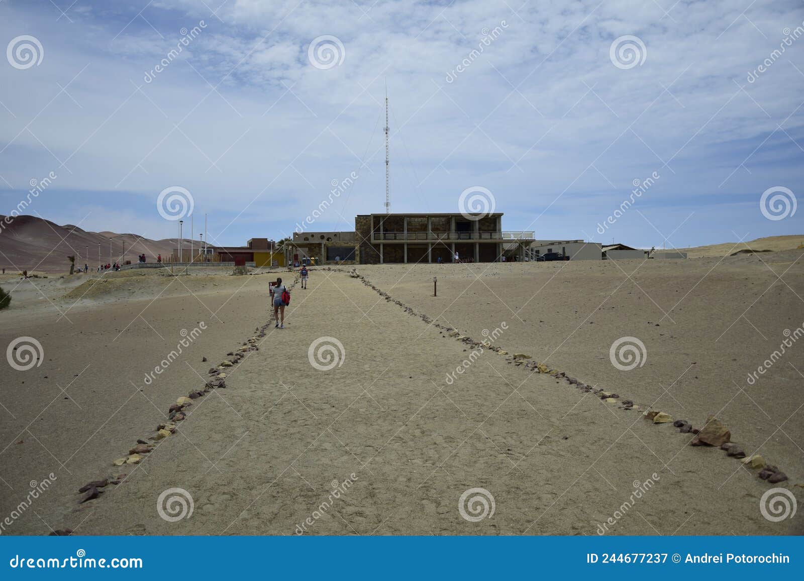 People Walk in the Paracas National Park. Peru Editorial Photography ...