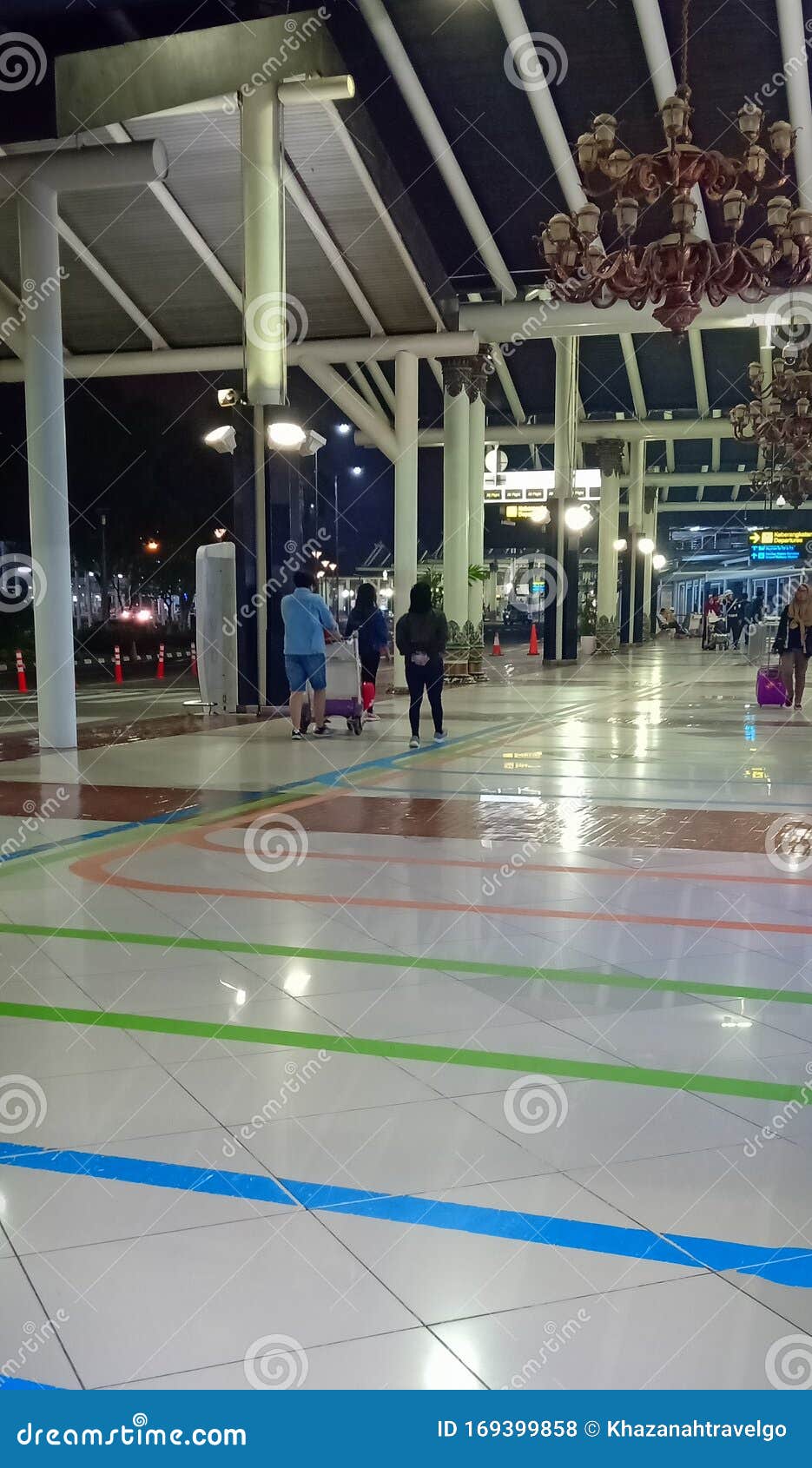 People Walk in the Quite Night Stock Photo - Image of actibity, trip ...