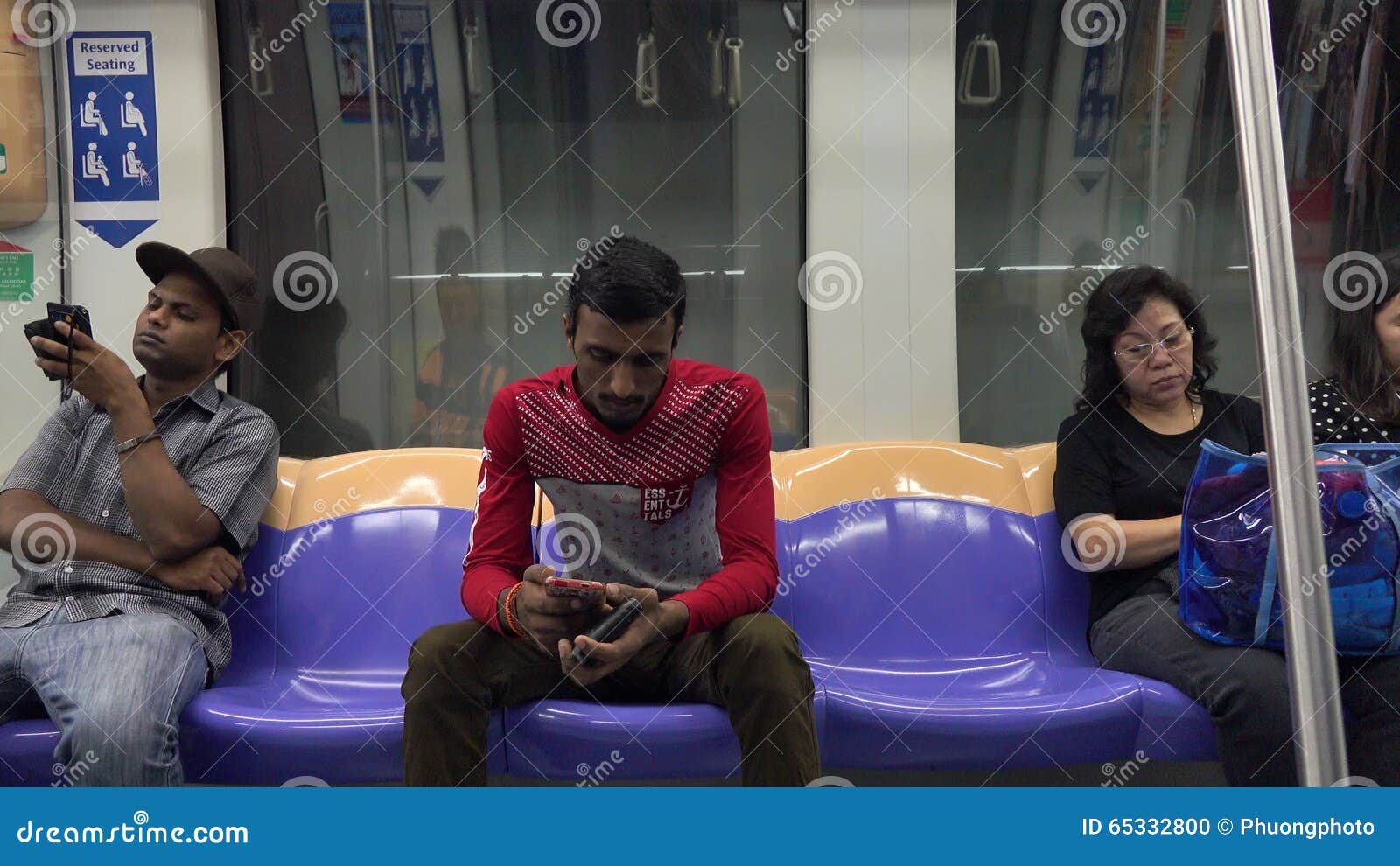 People Walk at the Train Station in Singapore Stock Footage - Video of ...