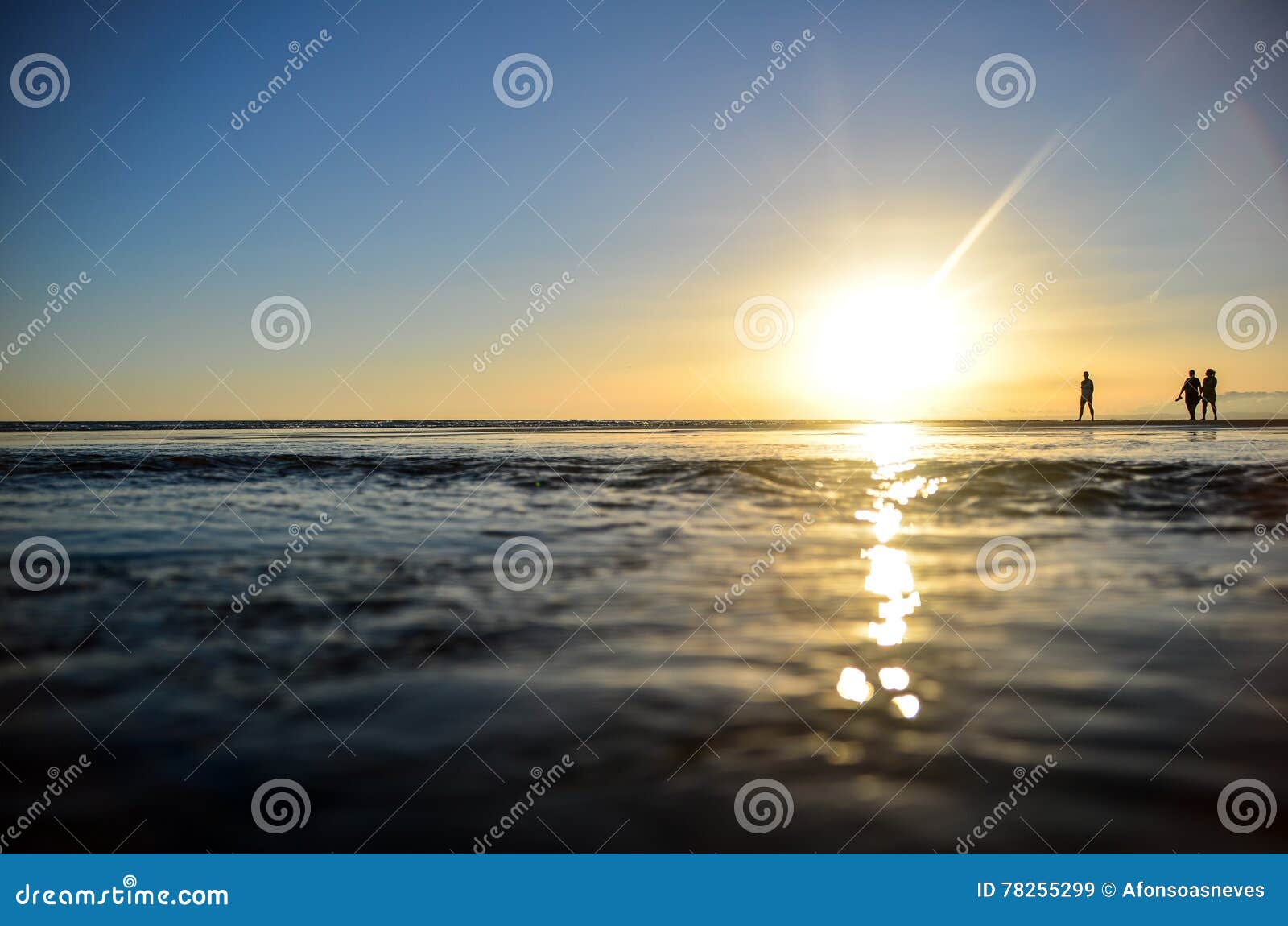 People Walking in the Beach Stock Image - Image of ocean, people: 78255299