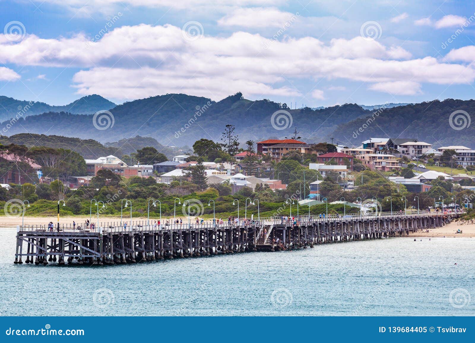 People Walking on Coffs Harbour Jetty. Editorial Image - Image of ...
