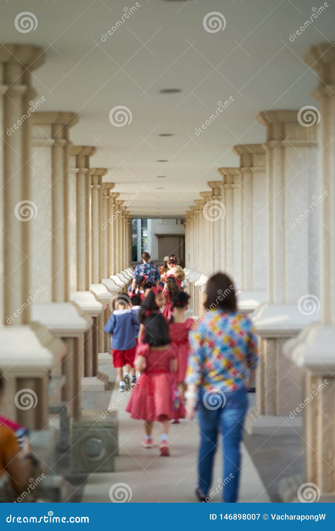 People are Walking through Corridor Walk Way Editorial Photography ...