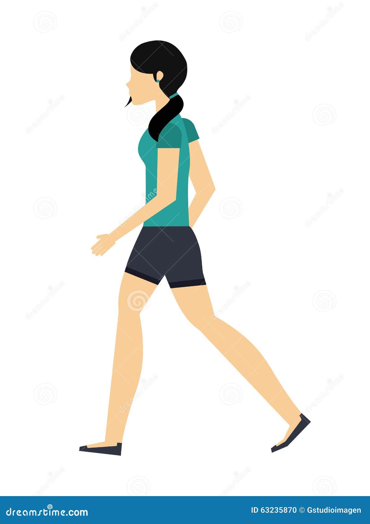 People walking design stock vector. Illustration of flat - 63235870