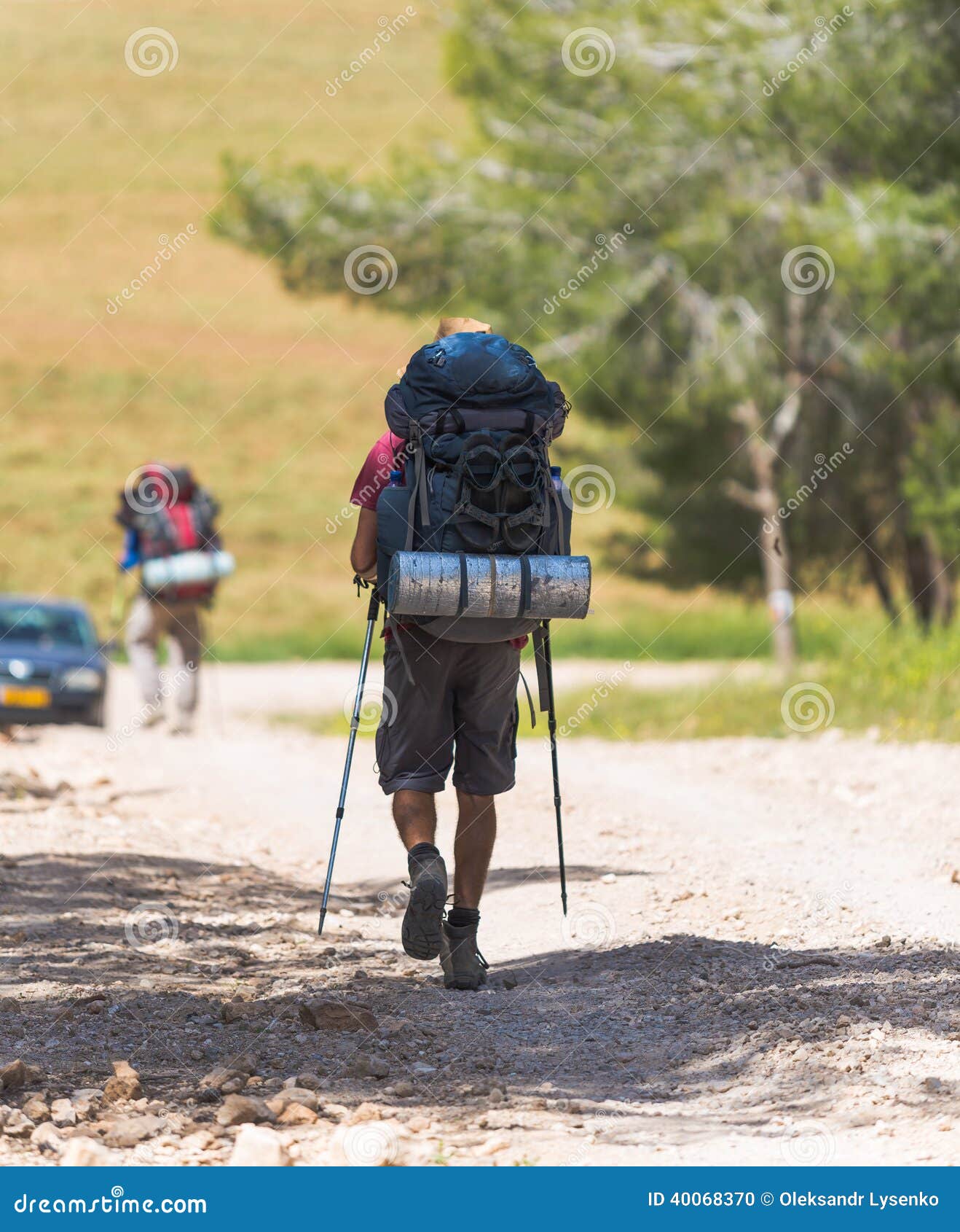 People walking on foot stock photo. Image of backpacker - 40068370
