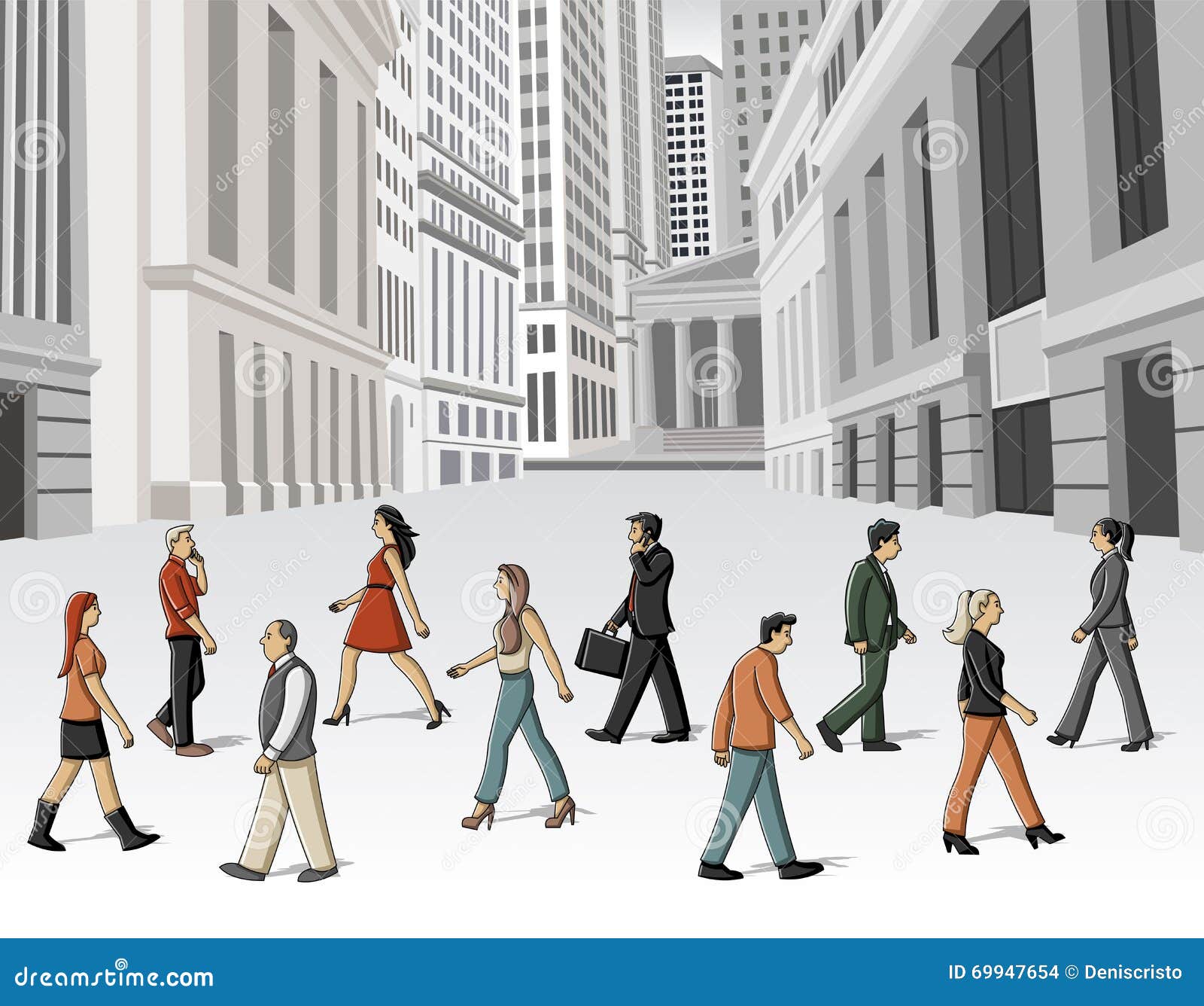 Moving Animations Of People Walking
