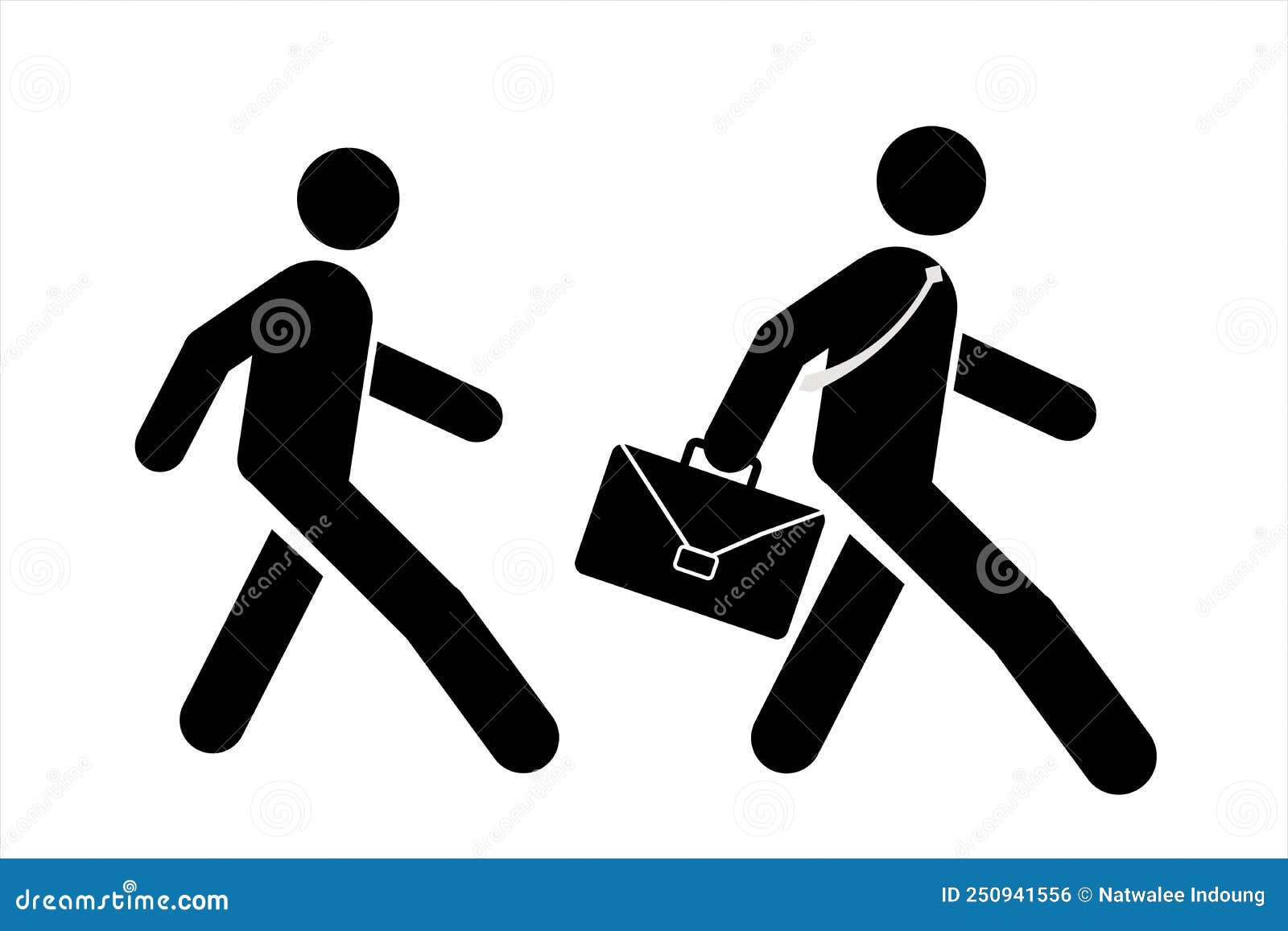 People Walking Icon .vector Stock Illustration - Illustration of ...