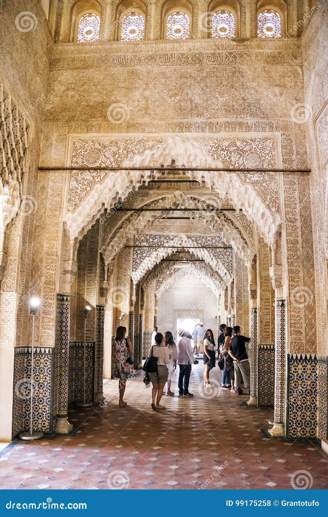 People Walking in La Alhambra Editorial Stock Photo - Image of ...