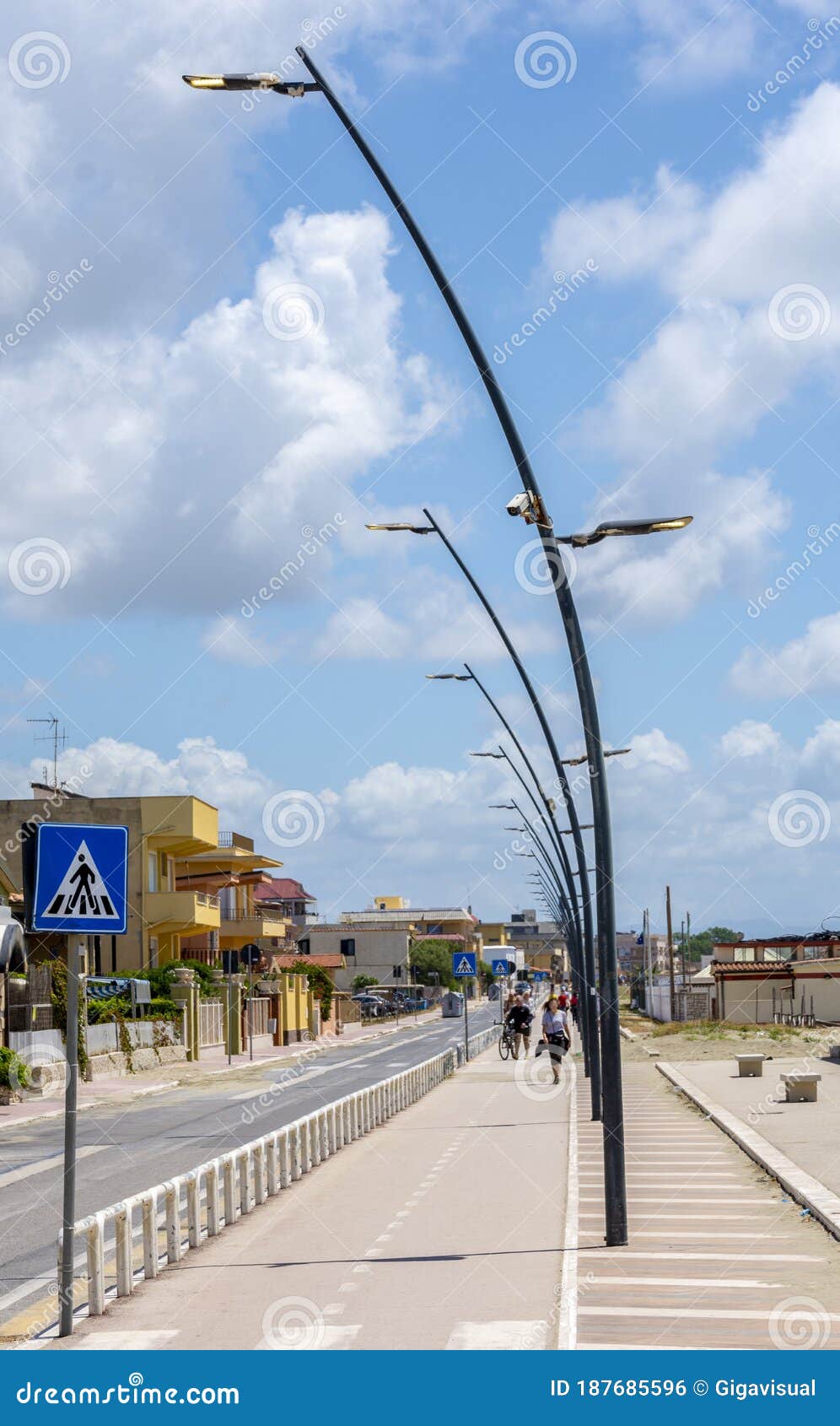 People Walking Lane, Summer Season Stock Photo - Image of italy, marine ...