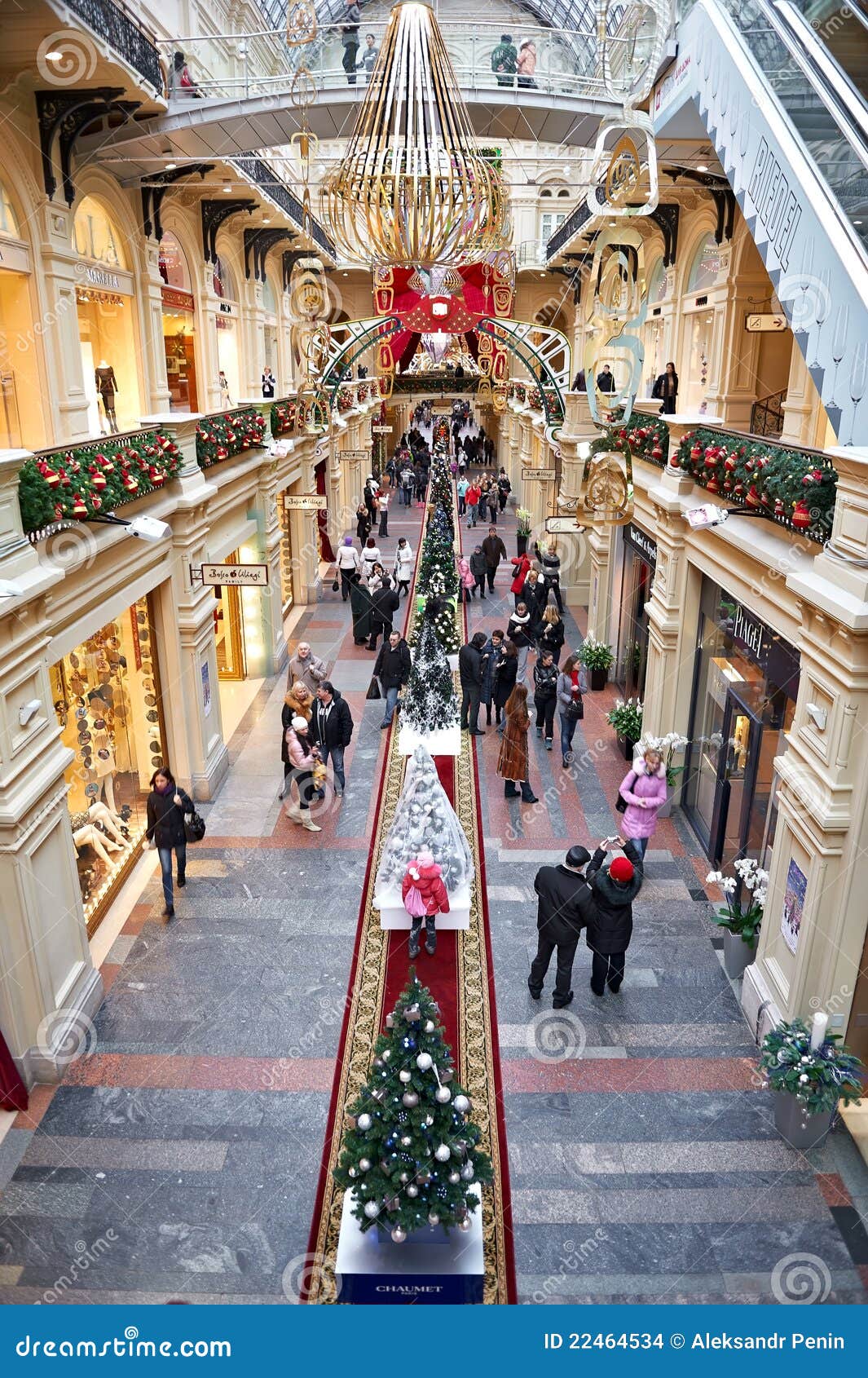 People walking in the mall editorial stock image. Image of square ...