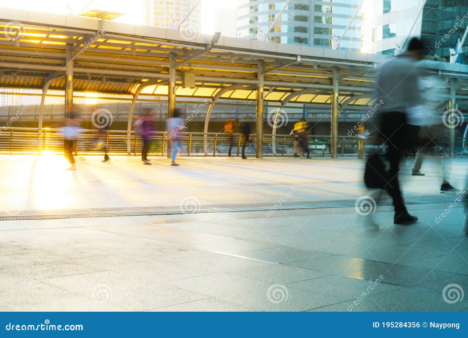 People Walking in Motion Blur Stock Photo - Image of life, city: 195284356