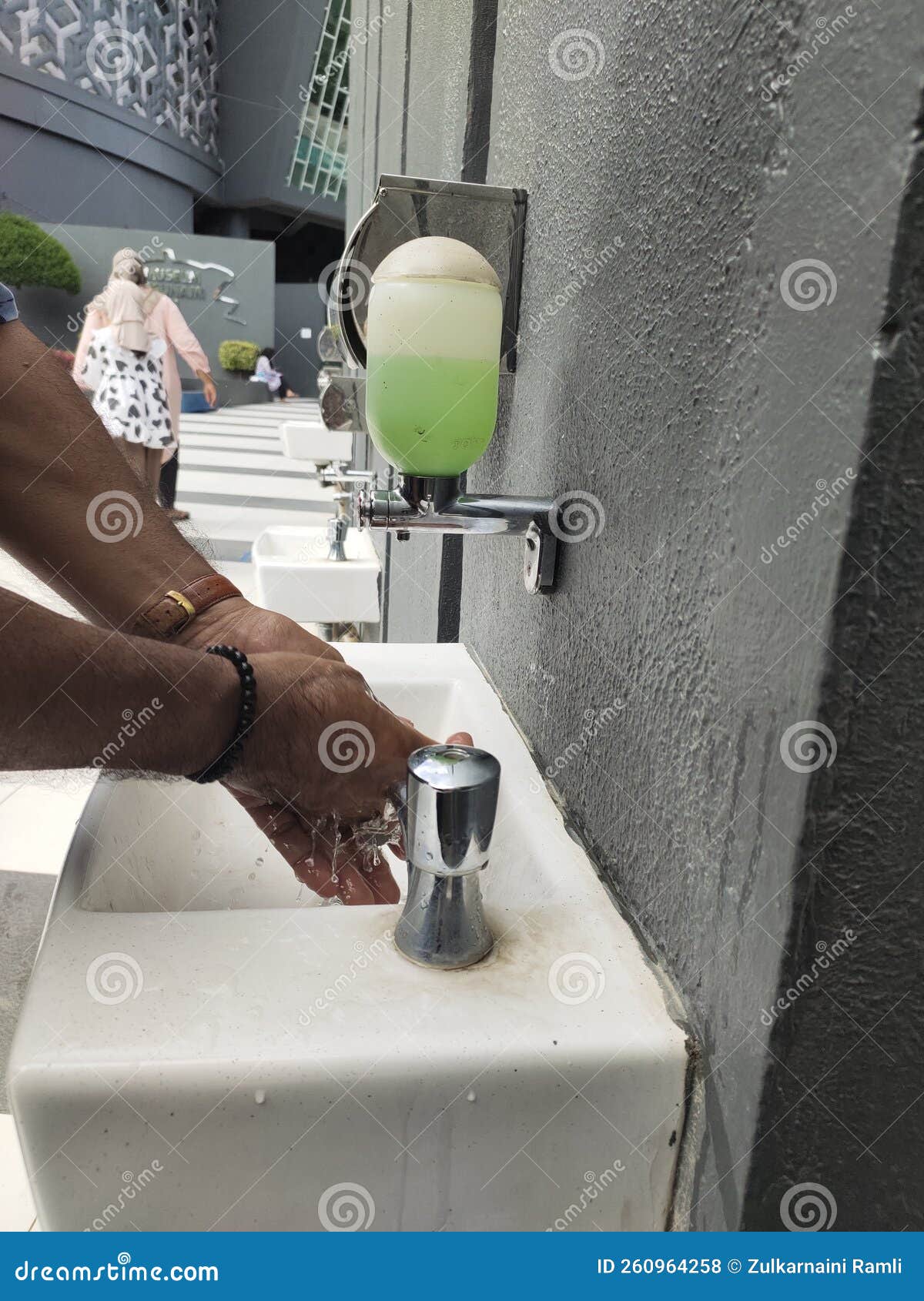 People Wash Their Hand Follow the Protocol Editorial Stock Photo ...
