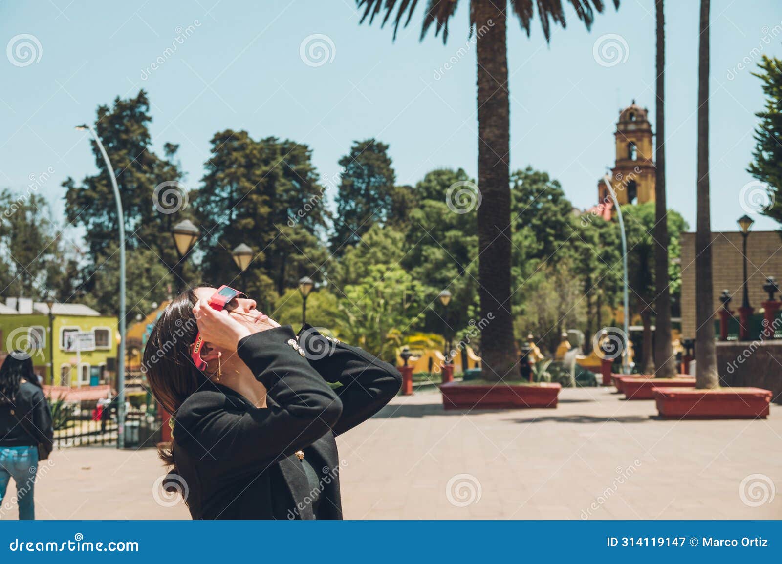People Watching the Annular Solar Eclipse in Mexico with Special ...