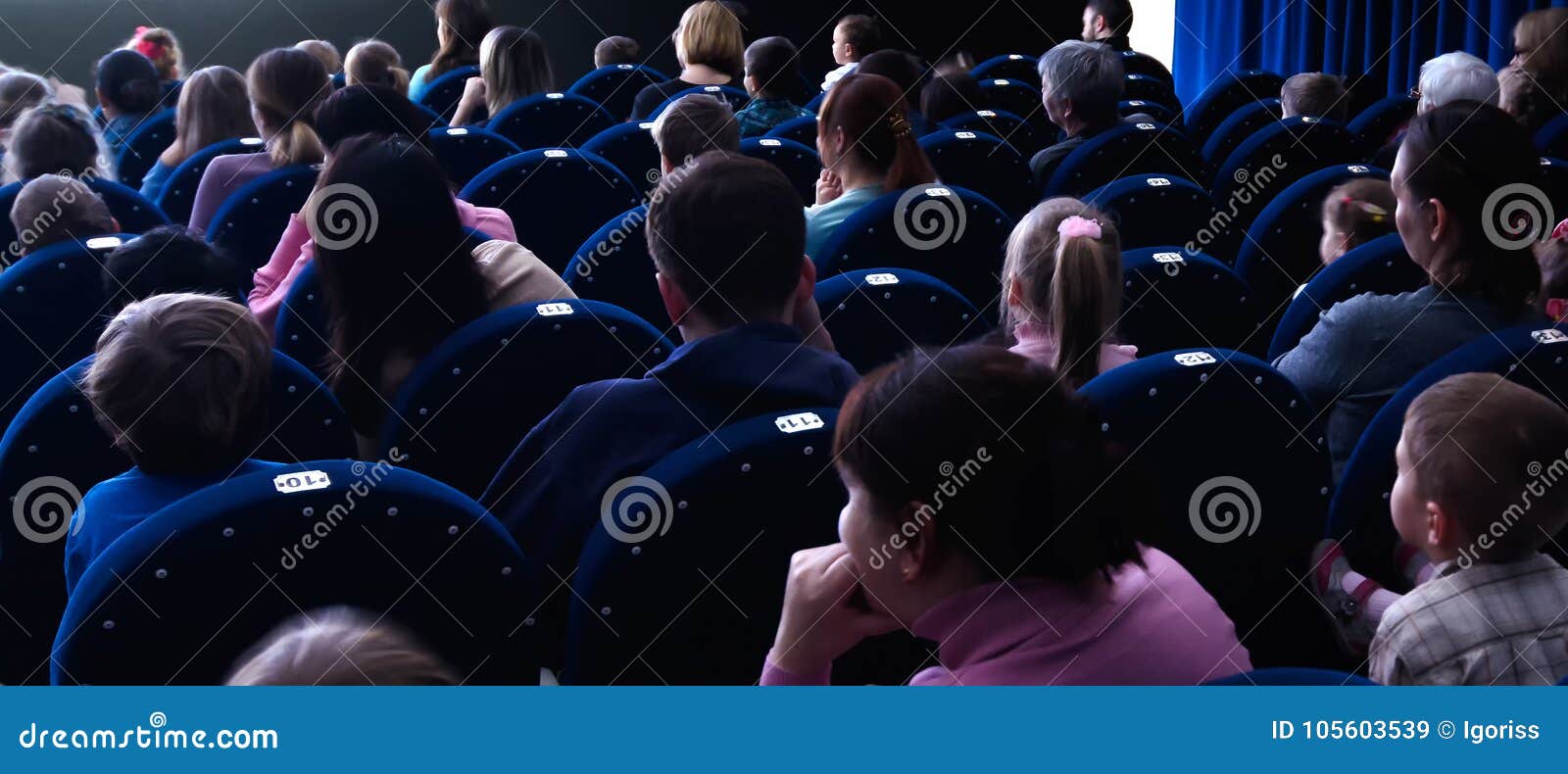 People Watching the Performance in the Theatre Editorial Stock Image ...