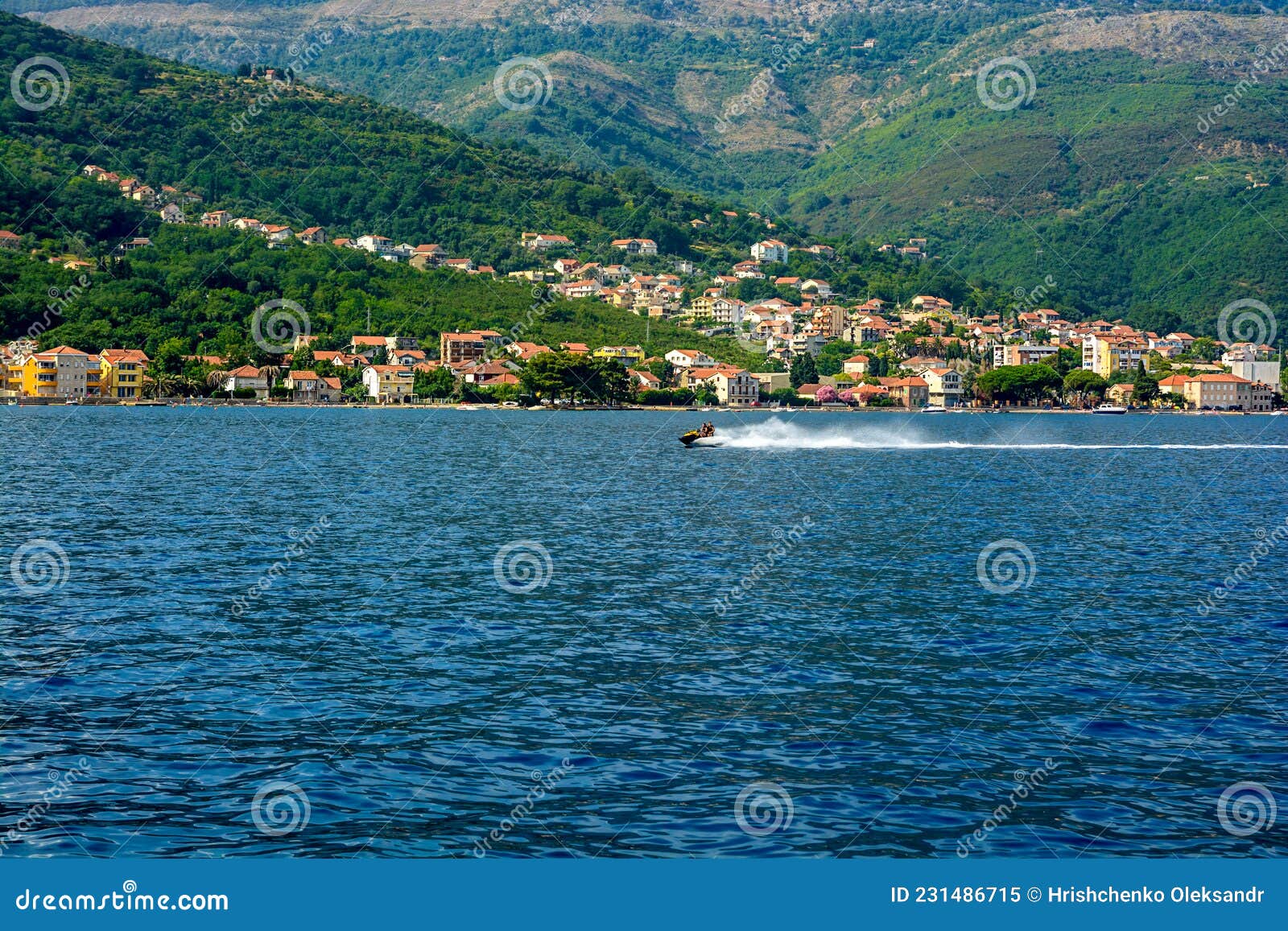 People on a Water Motorcycle Ride on the Sea Stock Image - Image of ...
