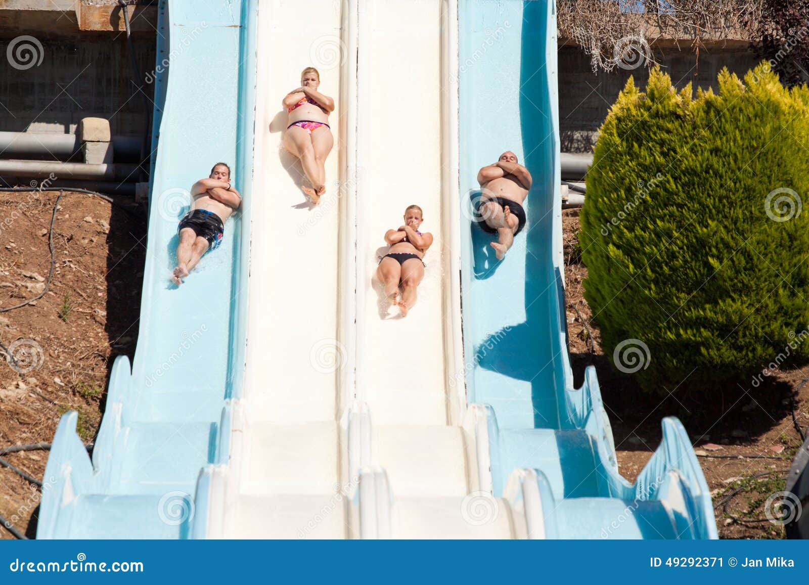 People at water park stock image. Image of park, caucasian - 49292371