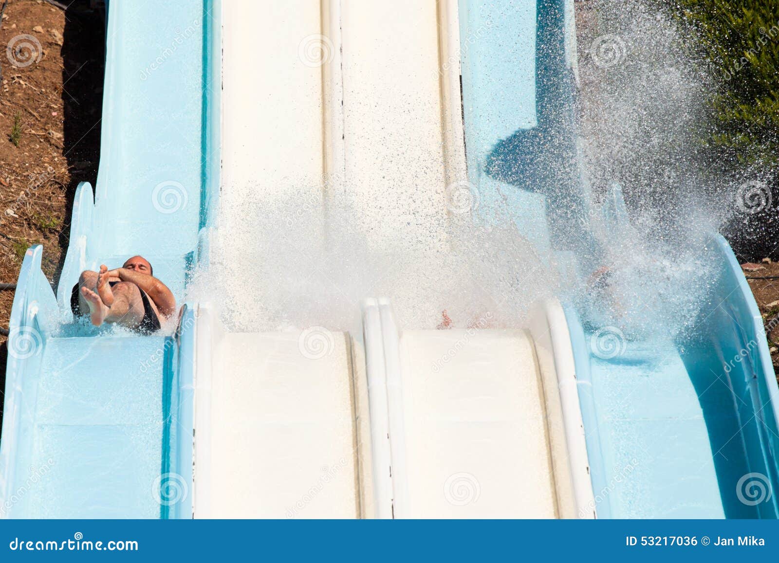 People at water park stock photo. Image of motion, caucasian - 53217036