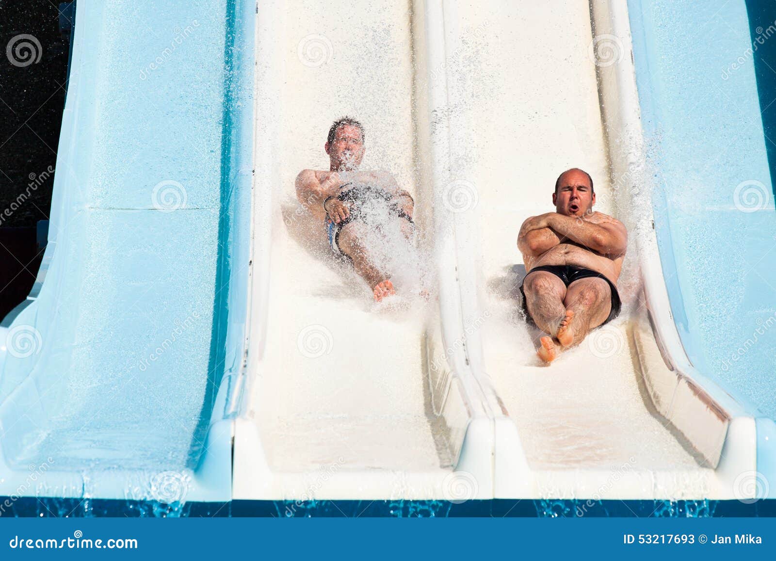 People at water park stock image. Image of motion, enjoying - 53217693