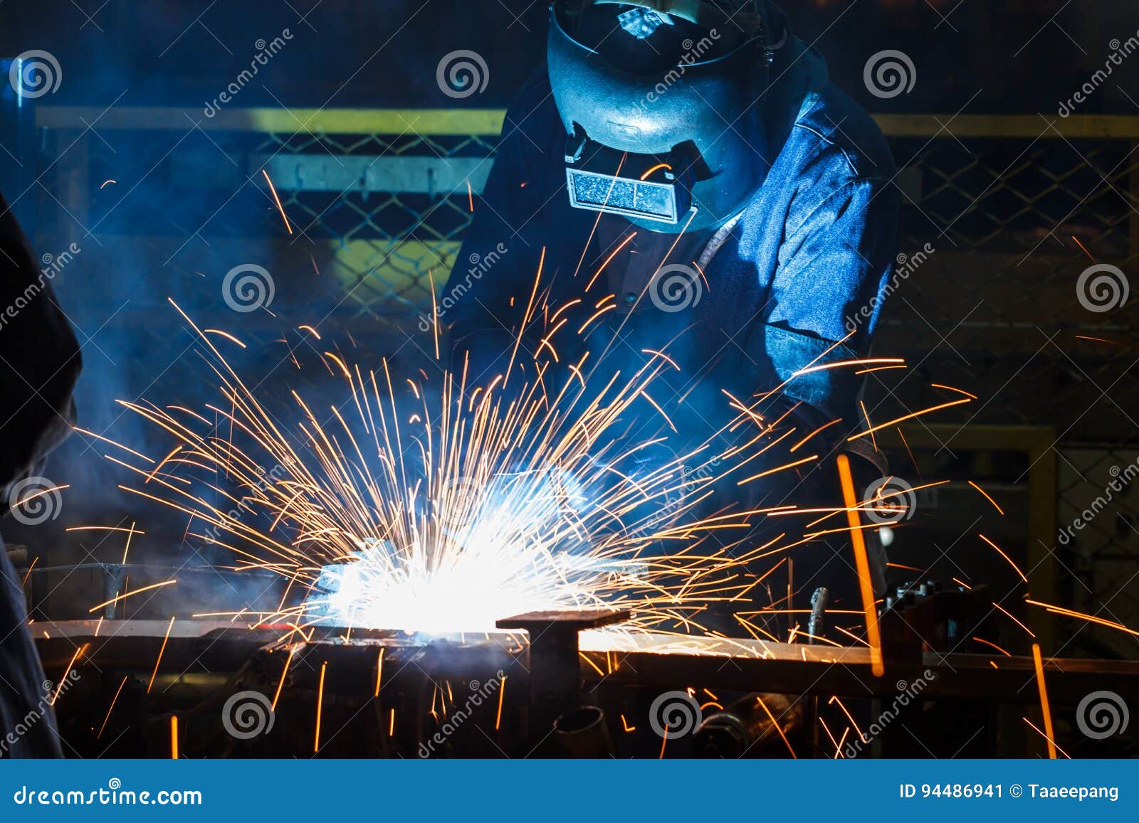 People welding industry stock image. Image of connect - 94486941