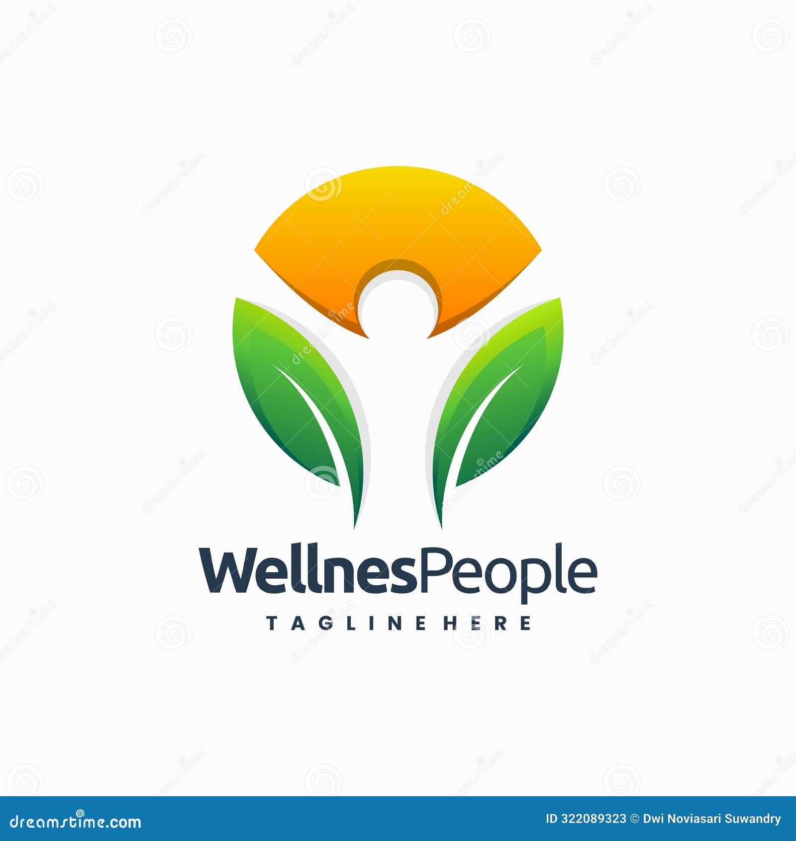 People Wellness Logo Template, People Logo Stock Vector - Illustration ...