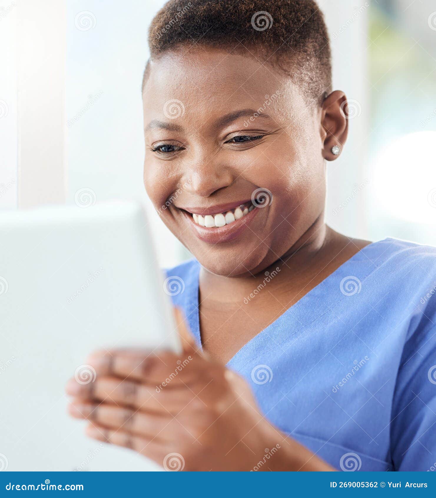 People Will Never Forget How You Made Them Feel. a Young Nurse Using a ...