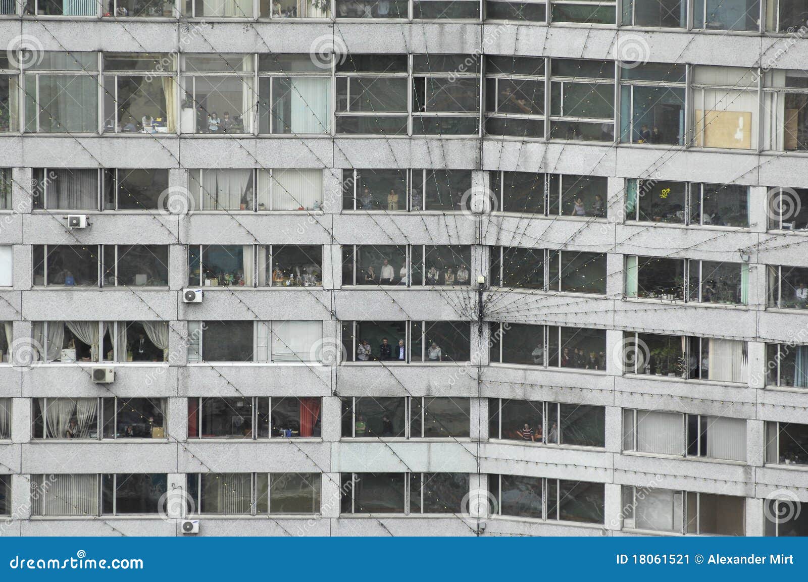 People in windows stock image. Image of businessoffice - 18061521