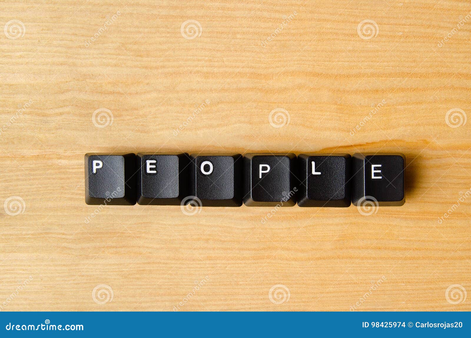 People word stock photo. Image of keypad, alphabet, inspiration - 98425974