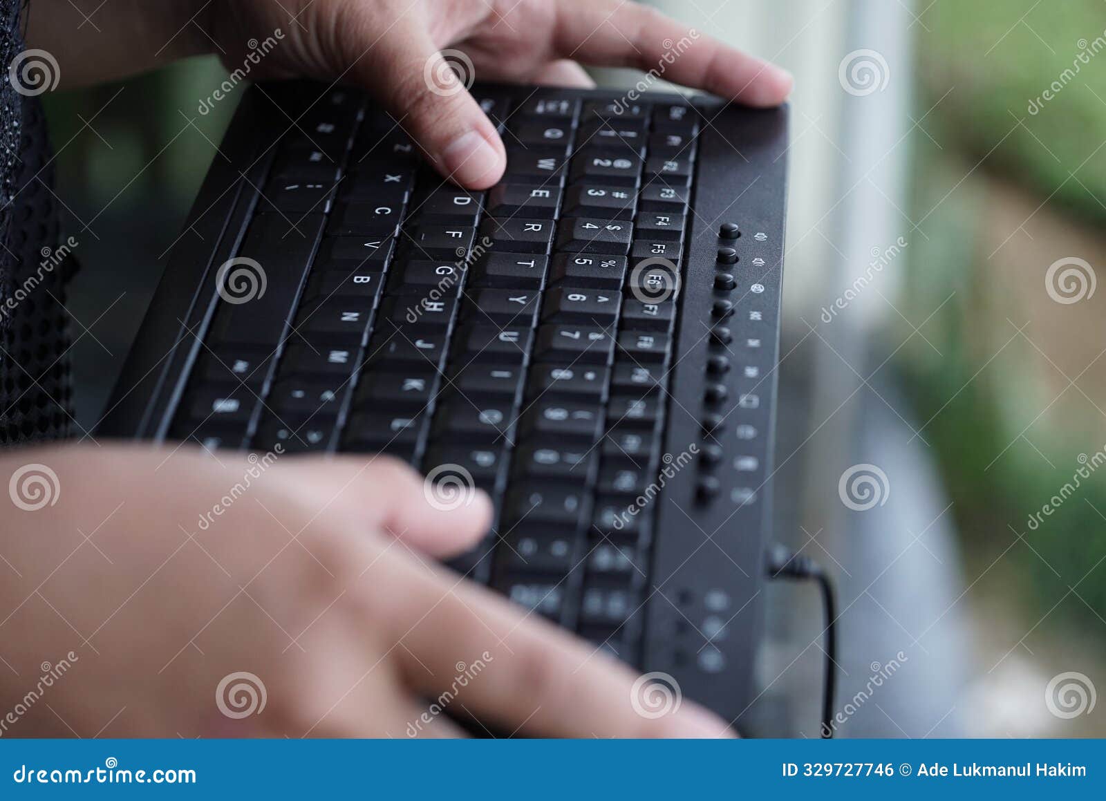 People work with keyboards stock photo. Image of people - 329727746