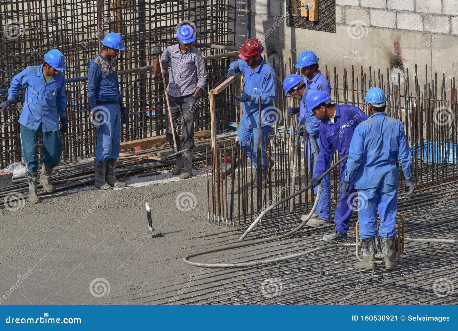 People at work editorial photo. Image of laying, concrete - 160530921