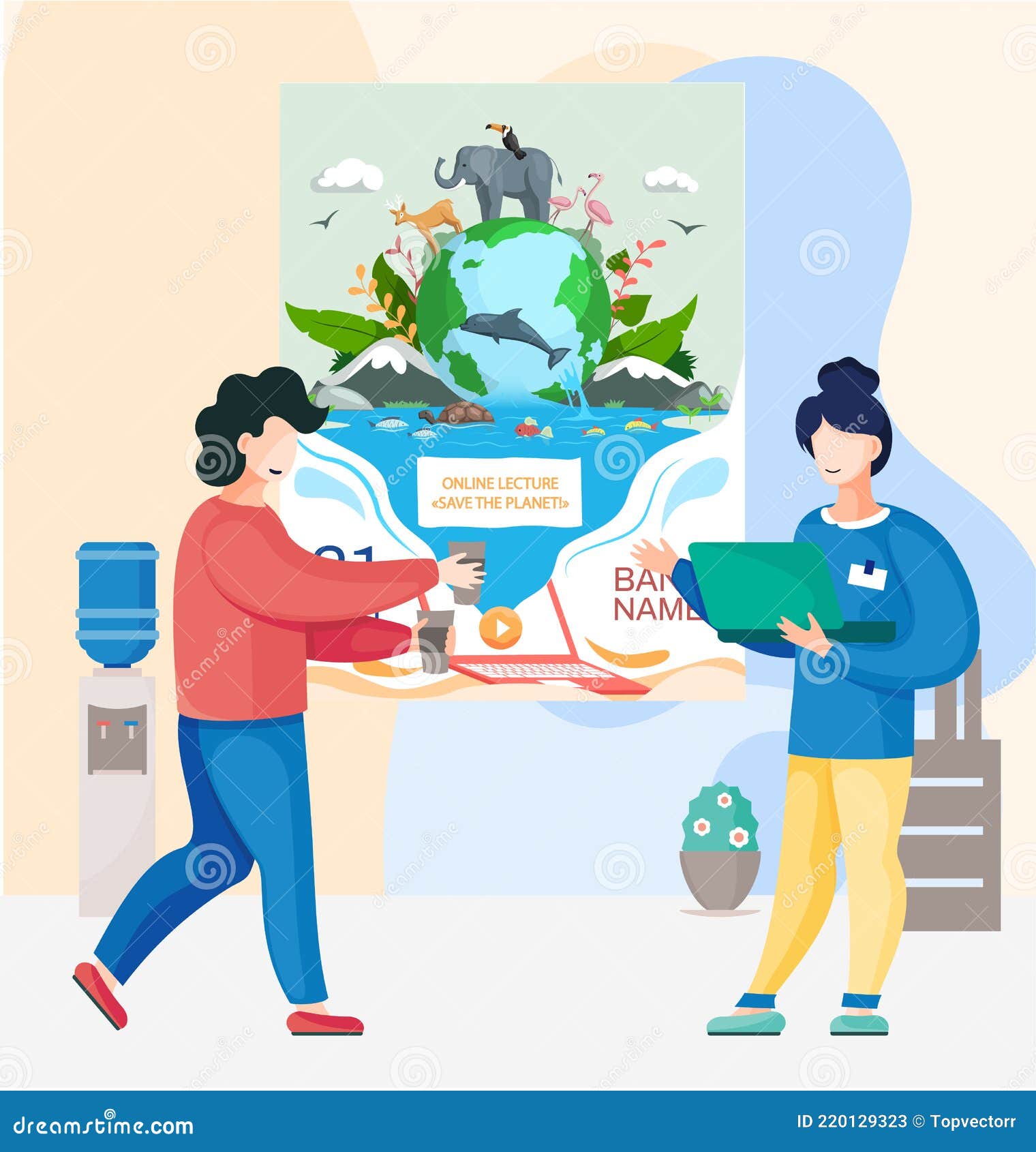 Dolphin Saving Fisherman From Capsized Wooden Boat Cartoon Vector ...