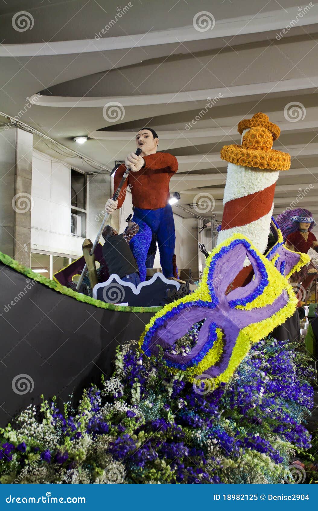 People at Work Preparing Carnival San Remo Editorial Image - Image of ...