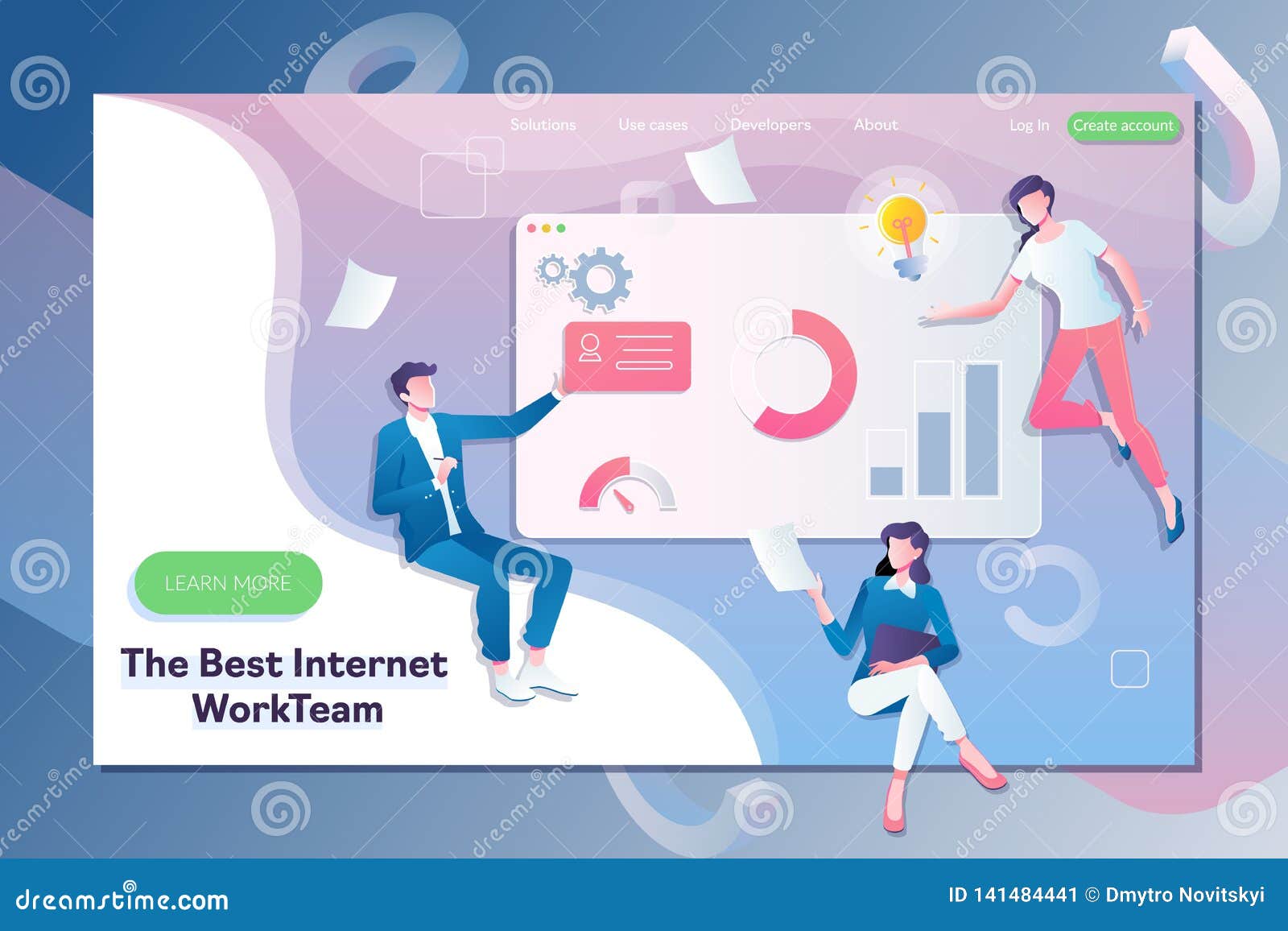 People Work in a Team and Generate Ideas while Interacting with Graphs ...