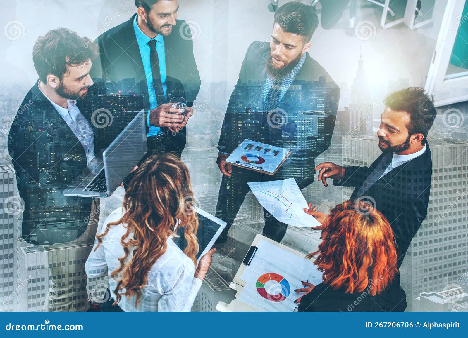 People Work Together in Office As Teamwork and Partner Stock Photo ...