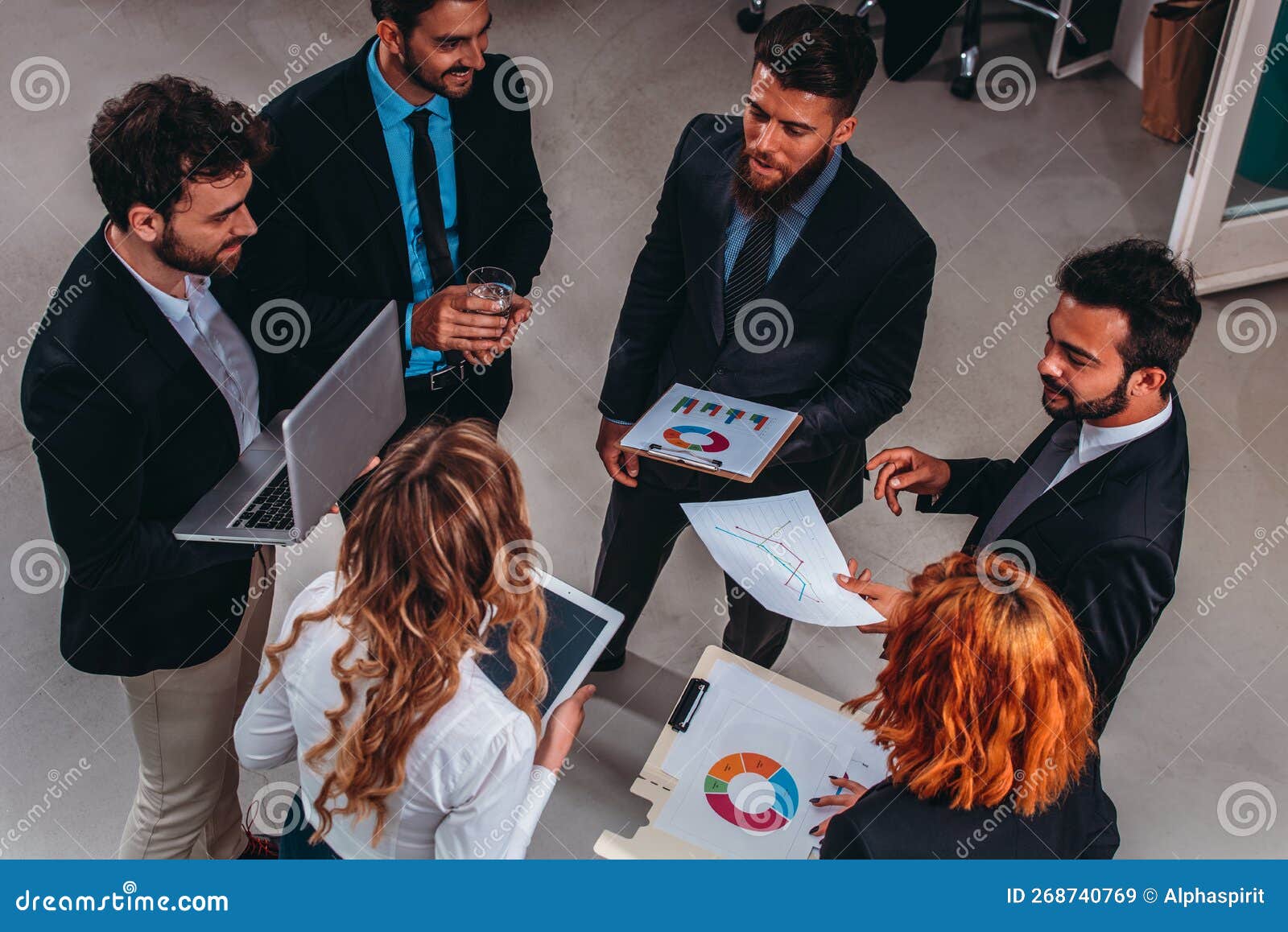 People Work Together in Office As Teamwork and Partner Stock Image ...