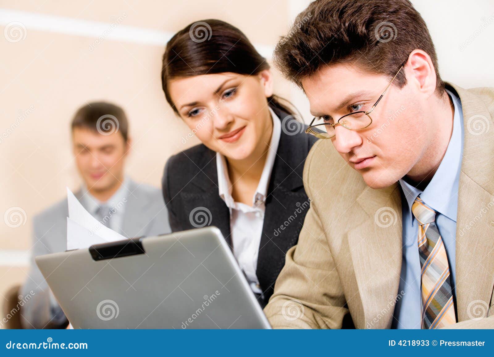 People working stock image. Image of colleagues, business - 4218933