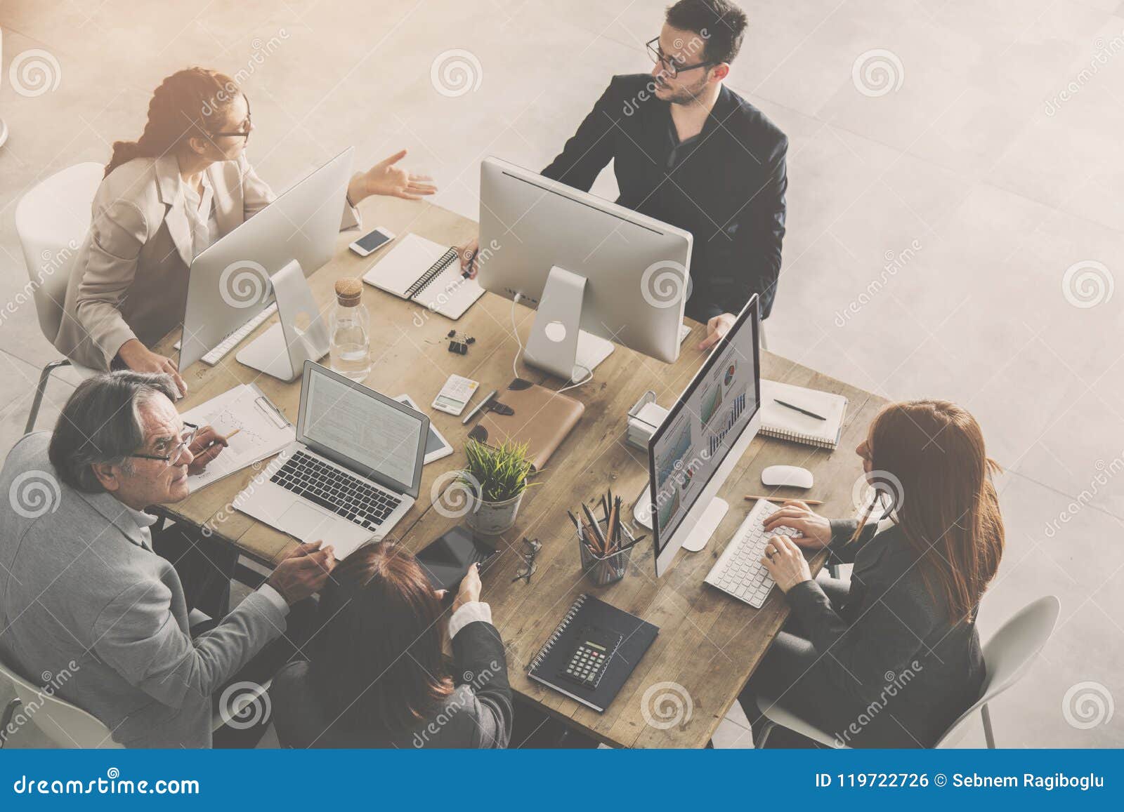 People Working Around a Table Stock Photo - Image of team, colleagues ... People Working Around a Table Stock Photo - Image of team, colleagues ...